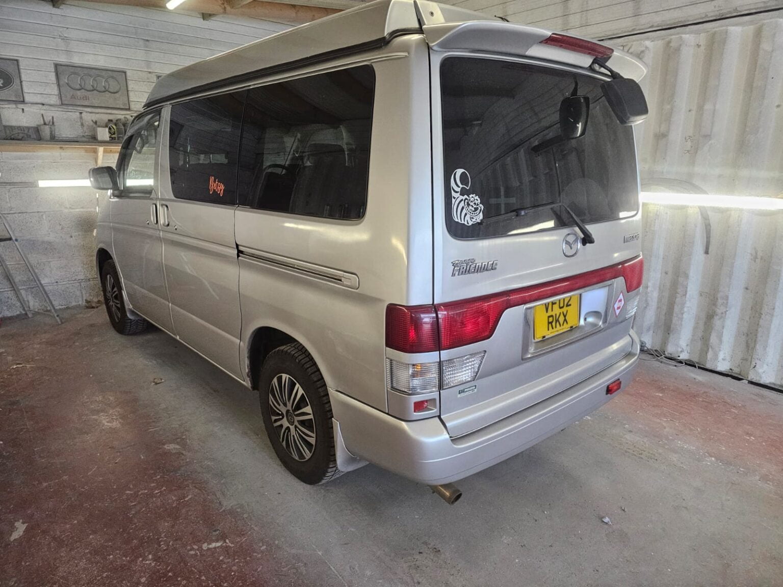 Modern Makeover: Transforming a Classic Mazda Bongo with a Two-Tone ...