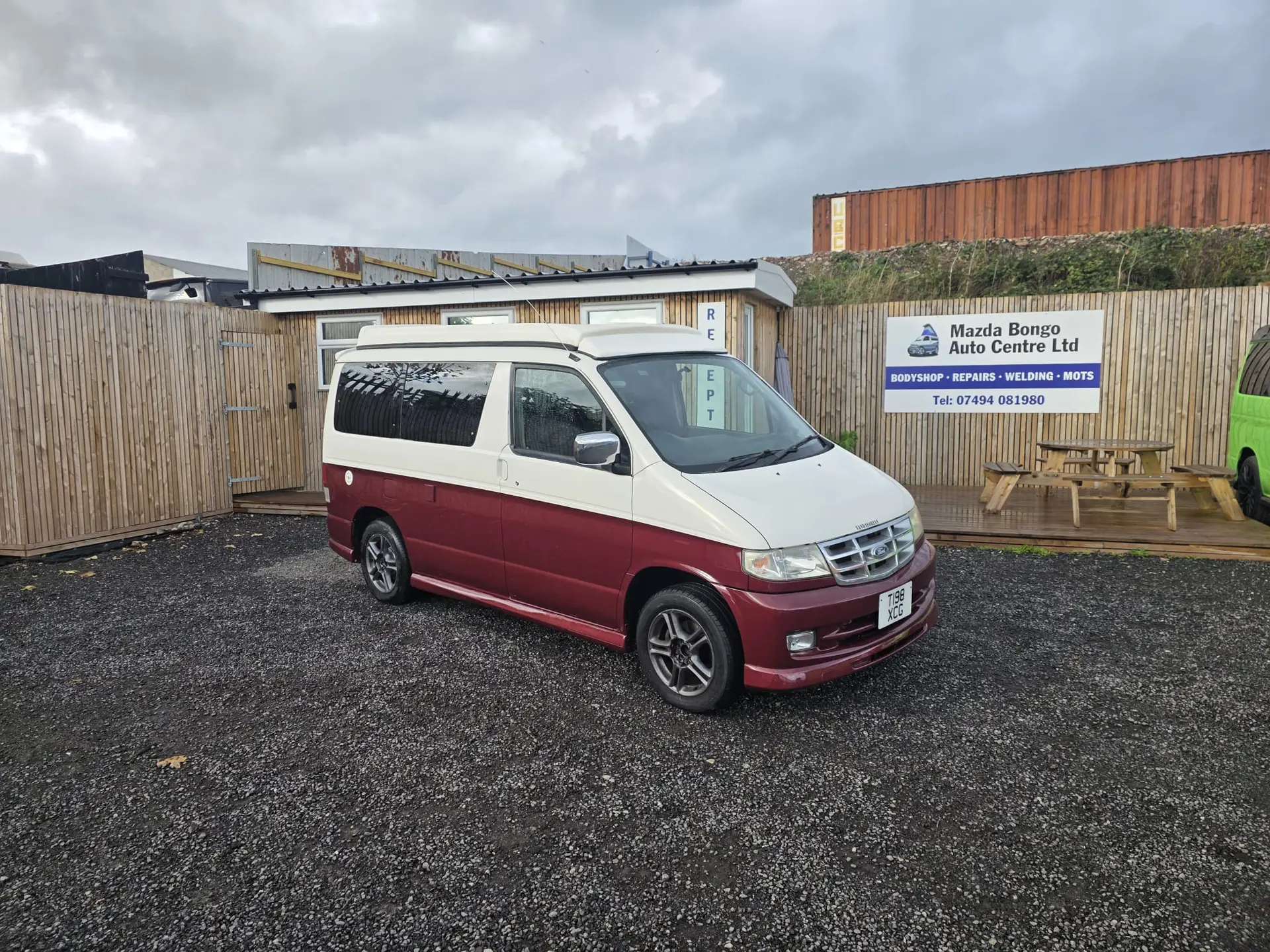 Mazda Bongo Bronze Restoration in Deep Ruby Red