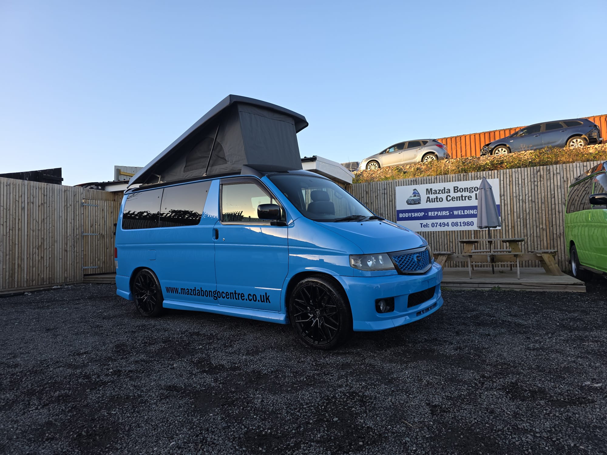 Mazda Bongo for sale in Riviera Blue with full custom build